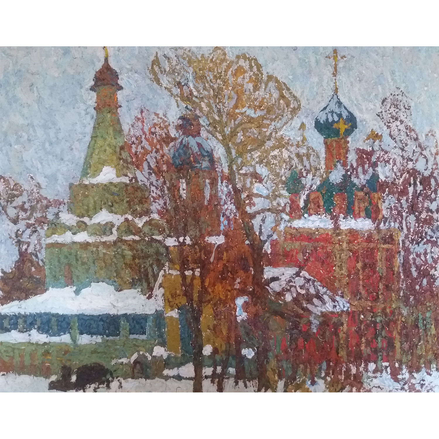 Купить картину Церковь в Москве от художника Комиссаров Иван